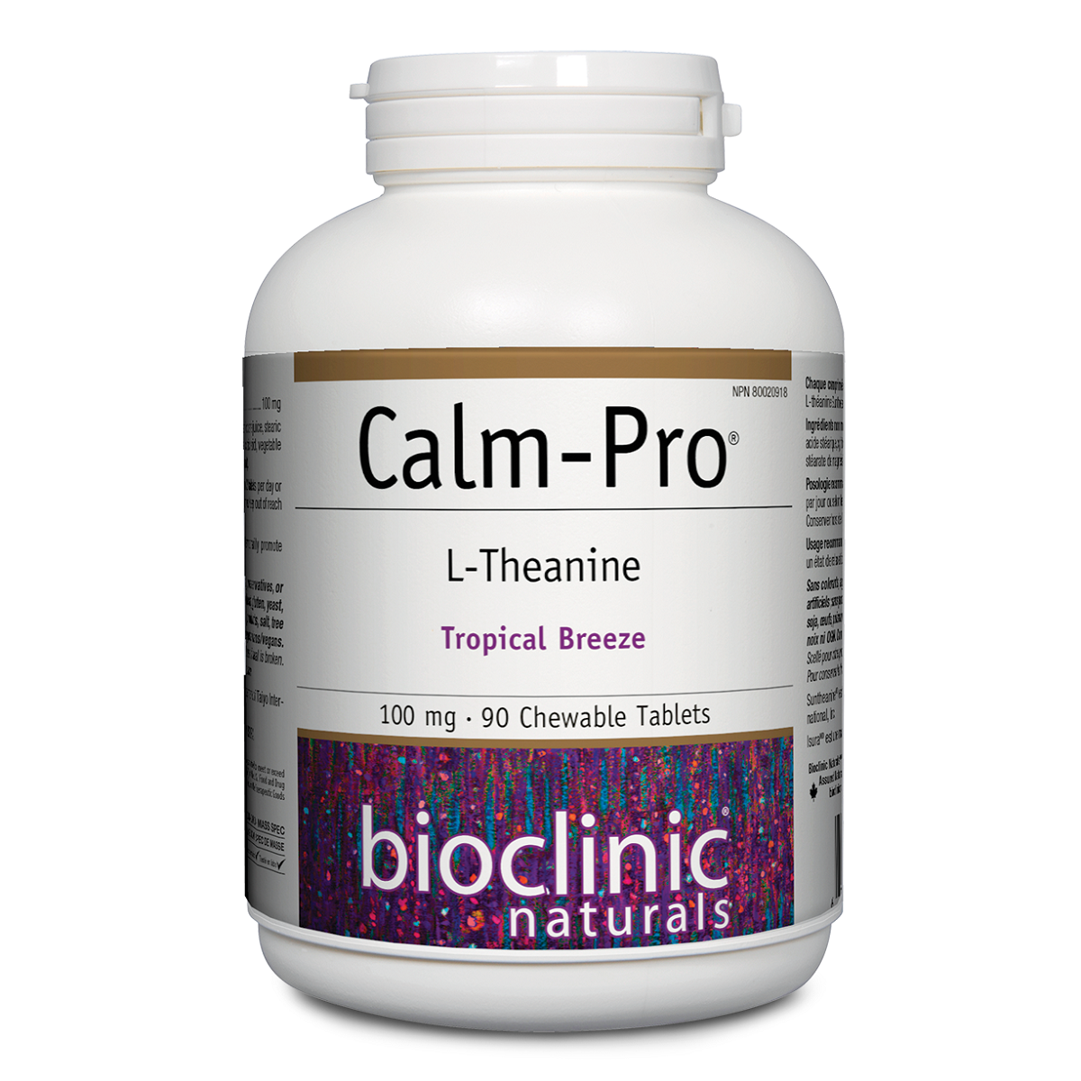 Bioclinic Naturals, Calm Pro 90 Chewable Tablets | Reduces Stress And ...