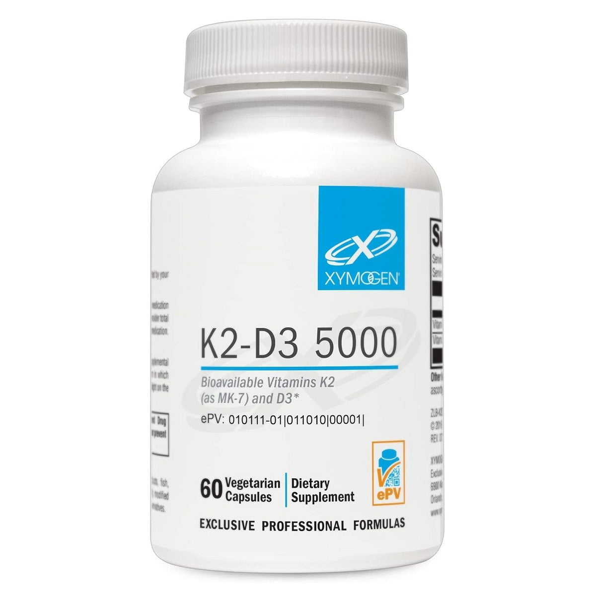 XYMOGEN, K2-D3 5000 60 Capsules | Supports Healthy Blood Clotting ...