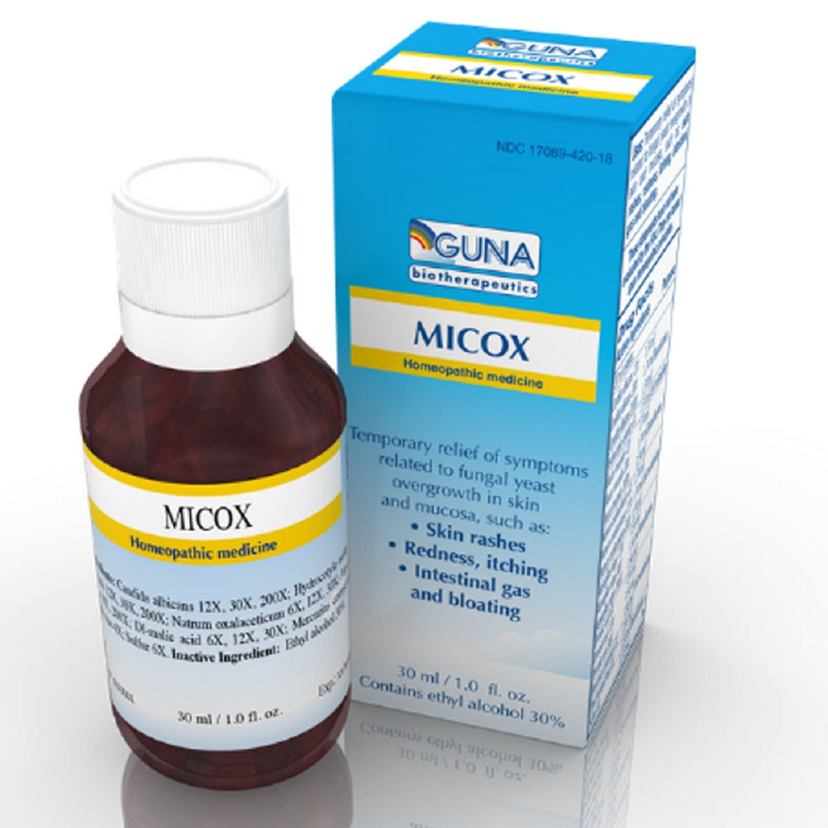 Guna Inc, Micox 30 ml / 1.0 fl oz | Homeopathic Remedy For Various ...