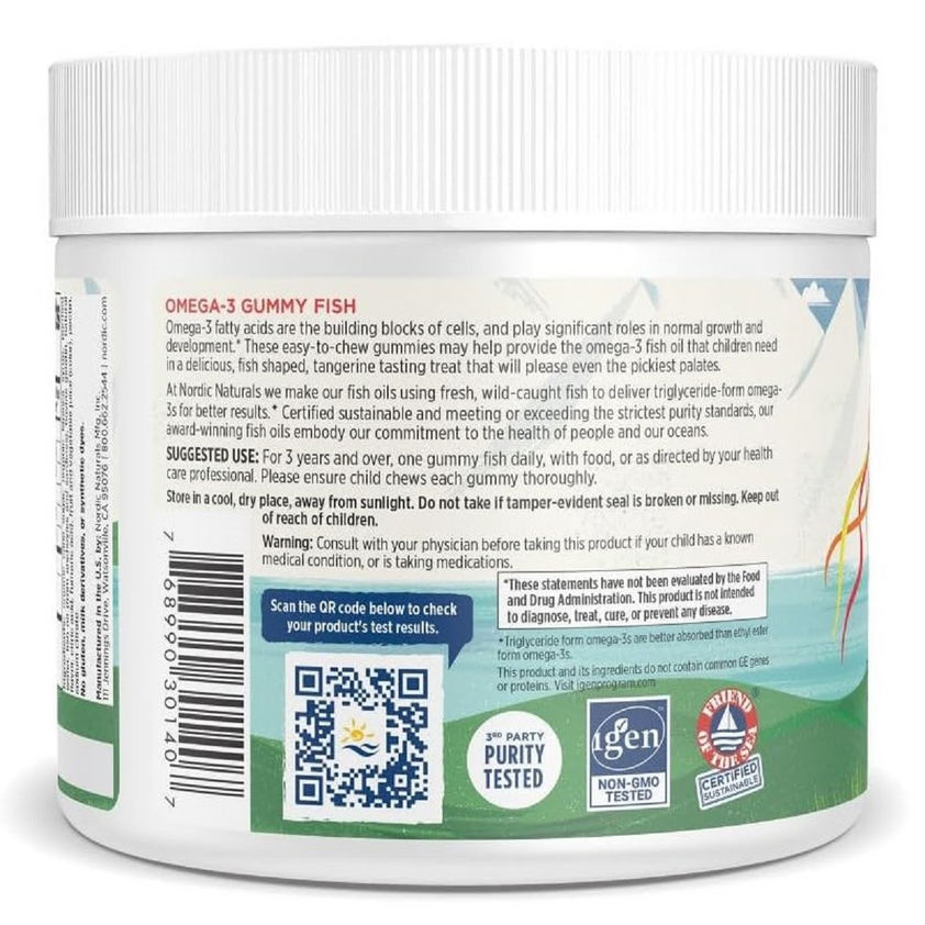 Nordic Naturals, Nordic Omega-3 Gummy Fish 30 Gummies | Support For A ...