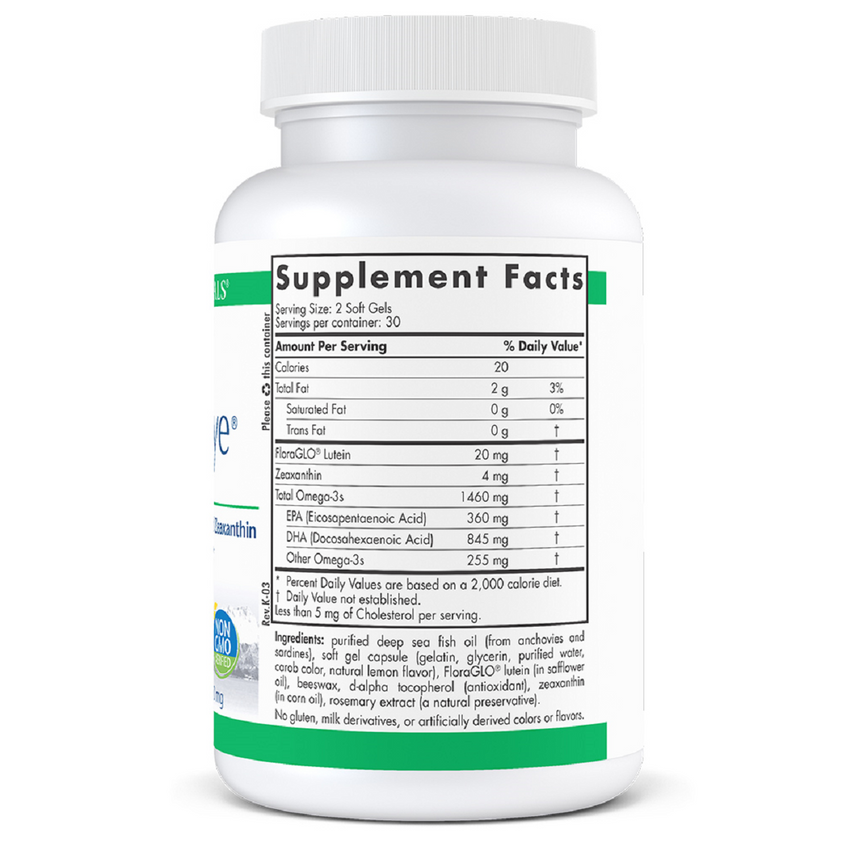 Nordic Naturals, ProDHA Eye 60 and 120 Softgels | Support for ...