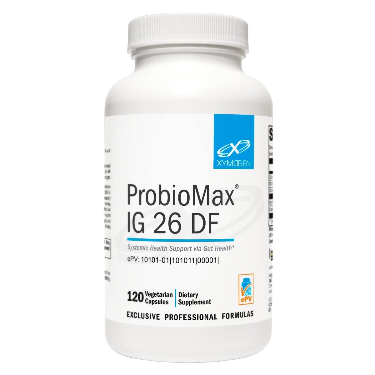 XYMOGEN, ProbioMax IG 26 DF 120 Capsules | Promotes Immune Health ...