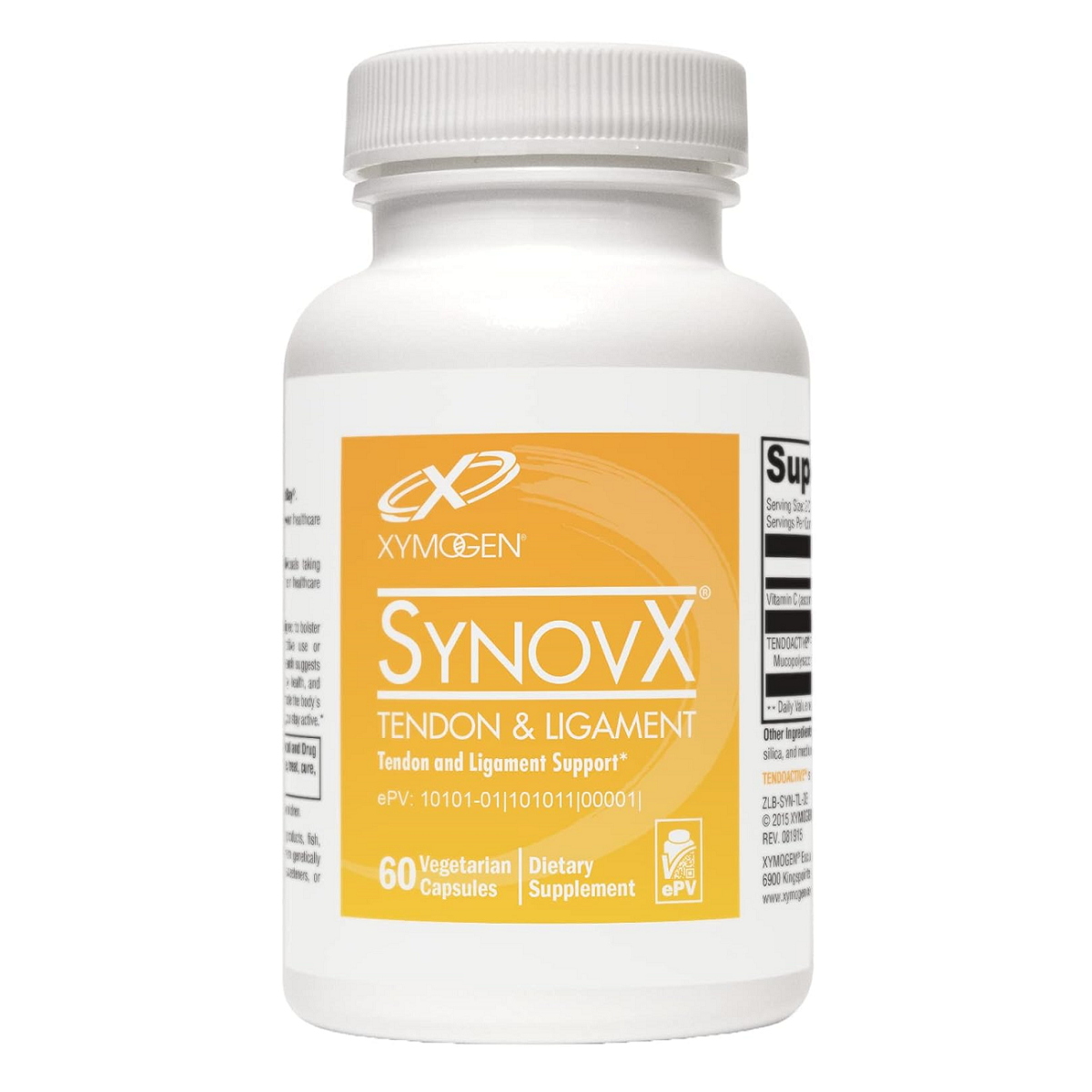 XYMOGEN, SynovX Tendon & Ligament 60 Capsules | Designed To Bolster ...