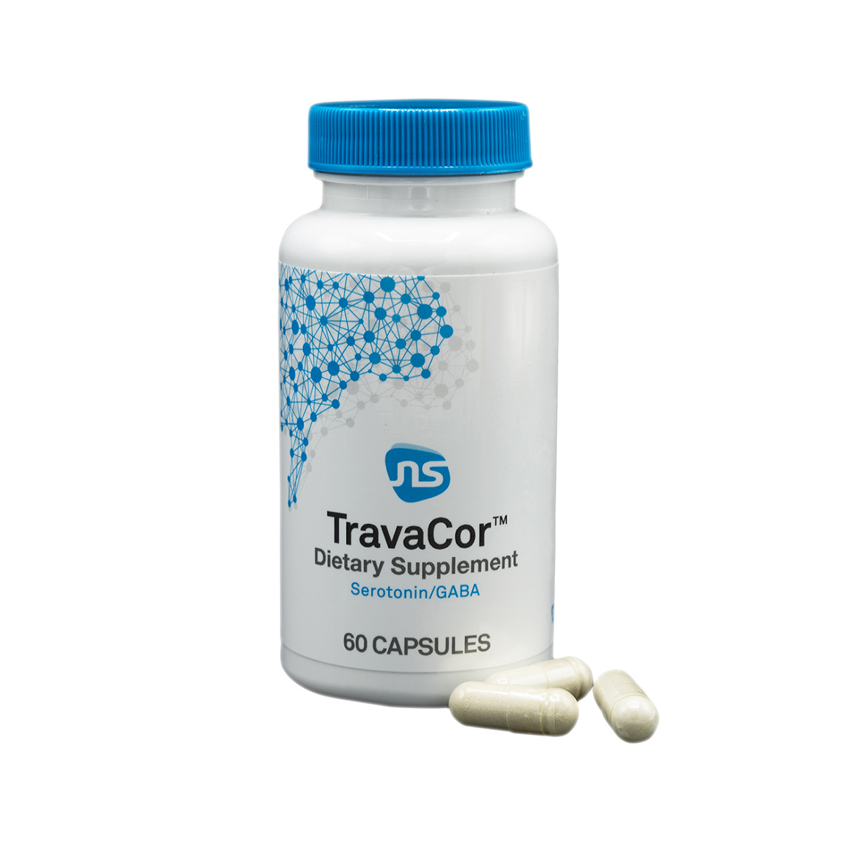 NeuroScience, TravaCor 60 Capsules | Mood and Calm Support Complex ...