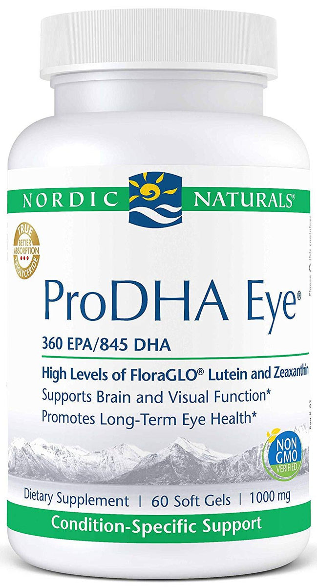 Nordic Naturals | ProDHA Eye 1000mg | 60 - 120 Softgels – Agape Nutrition