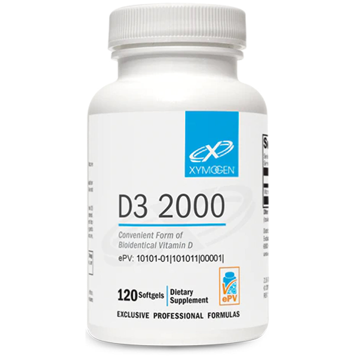XYMOGEN, D3 2000 - 120 Softgels | Convenient Form of Bioidentical ...