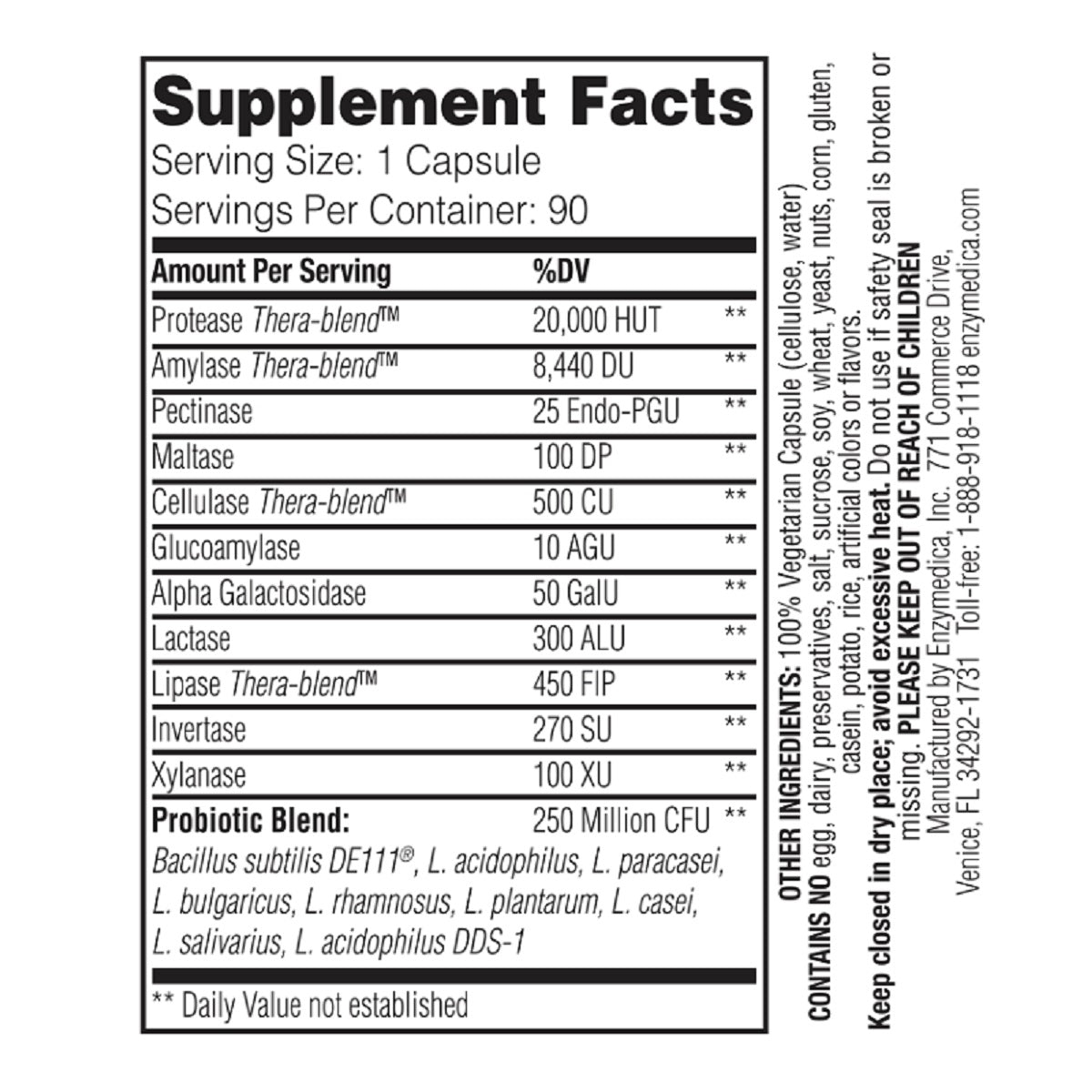 Digest Basic +PROBIOTICS 30 and 90 Capsules For Digestive Health – Agape Nutrition