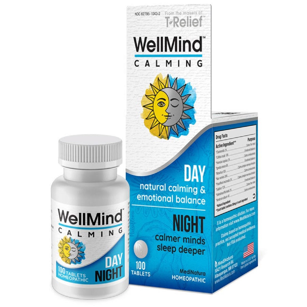 MediNatura, WellMind Calming 100 Tablets | Gently Calms you and ...
