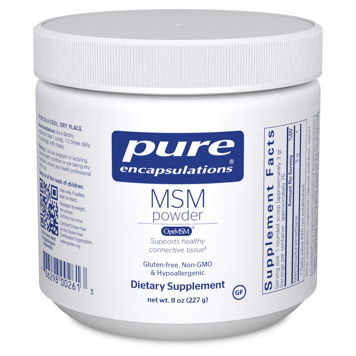 Pure Encapsulations, MSM Powder 227 Grams | Supports Joint, Immune, and ...