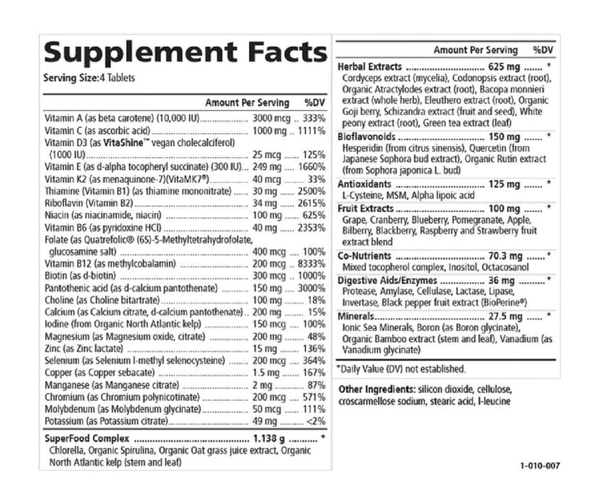 Pure Essence, LifeEssence™ Multivitamin 120 and 240 Tablets ...