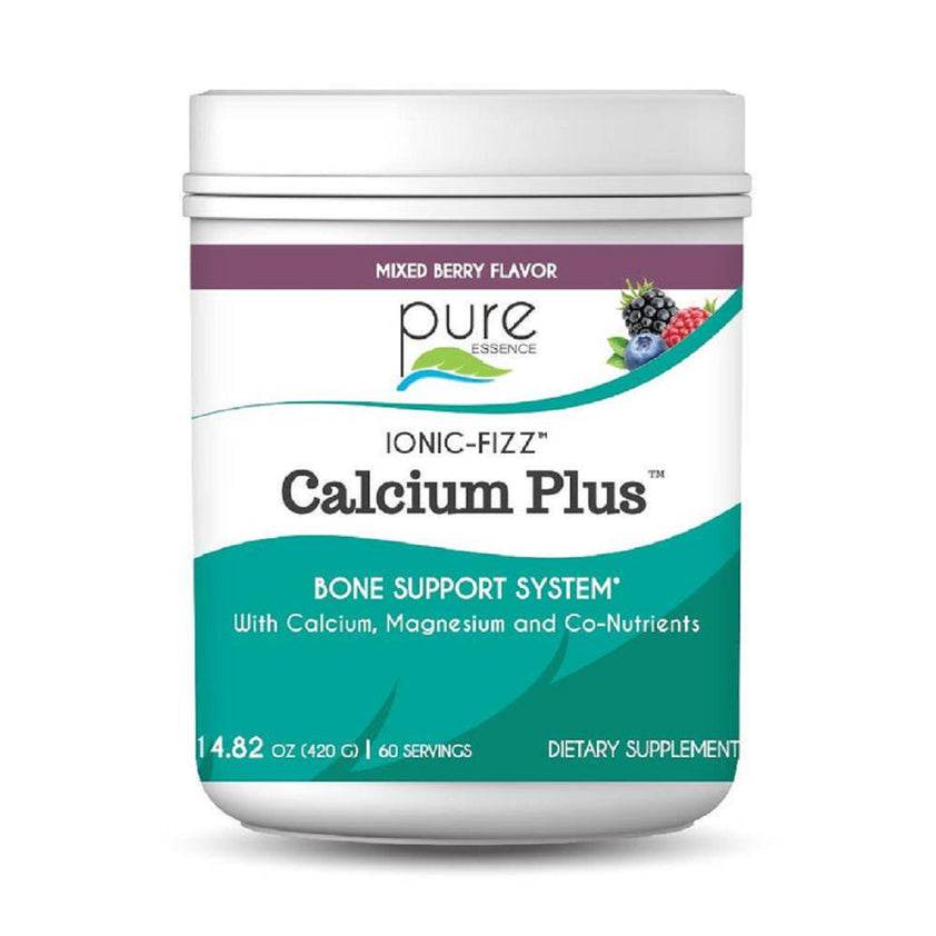 Pure Essence, Ionic-Fizz™ Calcium Plus™ Mixed Berry Flavor 210 and 420 ...